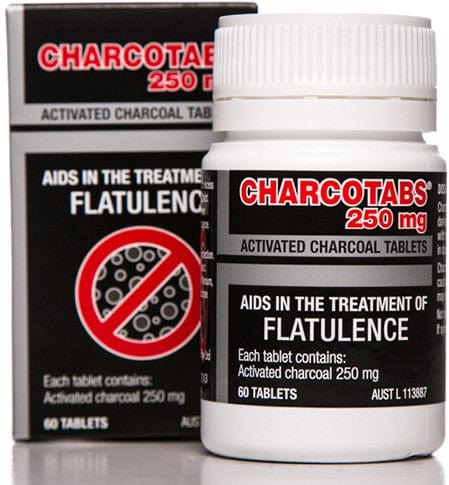 Charco Activated Charcoal Tabs 250mg 60t — Artisanal Australia