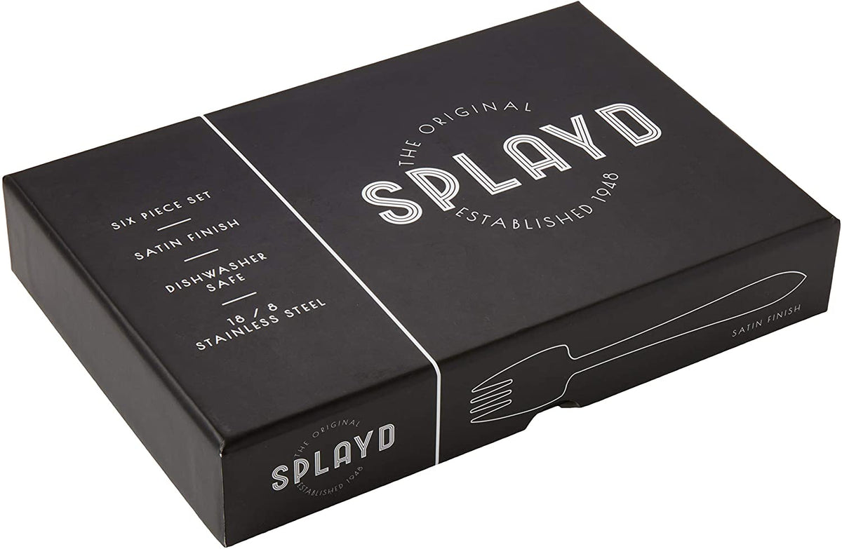 Splayd Black Label Stainless Steel Satin Set of 8 — Artisanal Australia